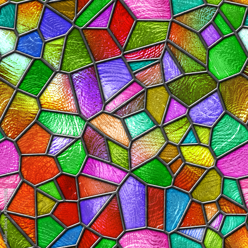 Stained Glass Panel Texture