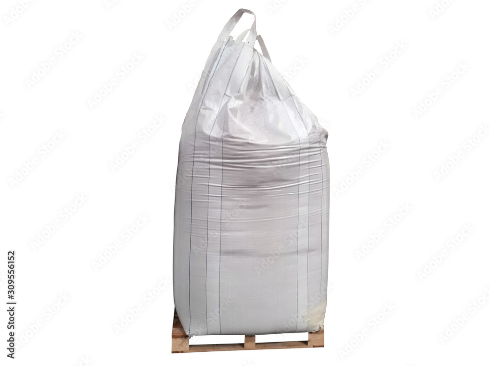 Stock Chemical fertilizer Urea jumbo-bag in warehouse waiting for ...