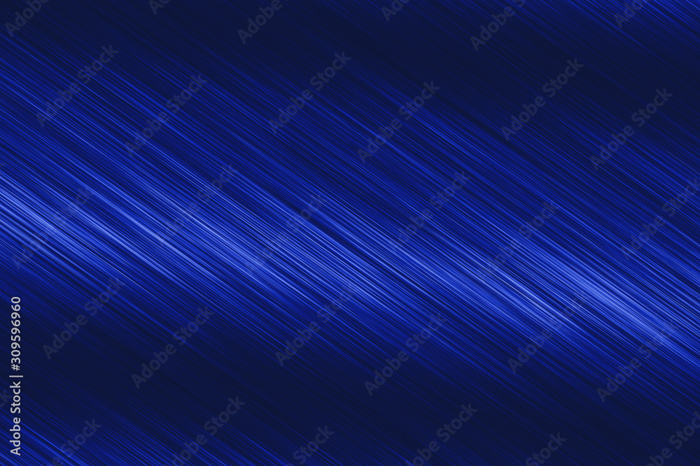 Blue brushed metal texture. Metal lines background with light ...