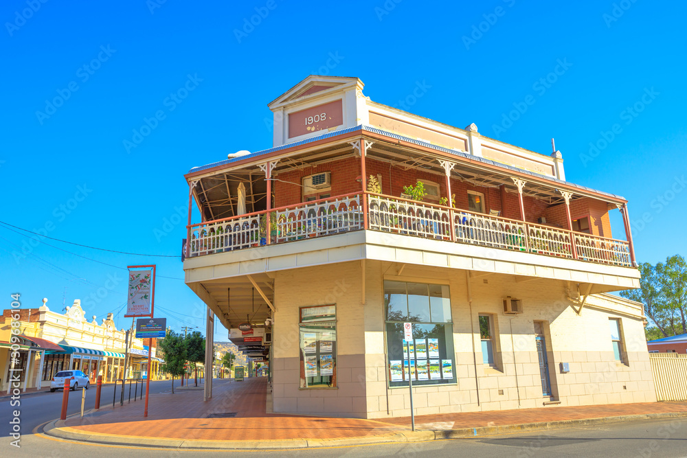York, Australia - Dec 25, 2017: historic Davies Building built in 1908 ...