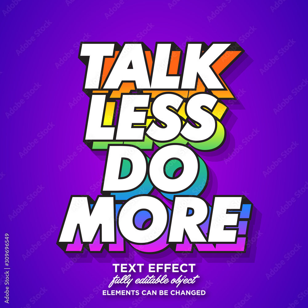 Stroh bold fancy text effect Stock Vector | Adobe Stock