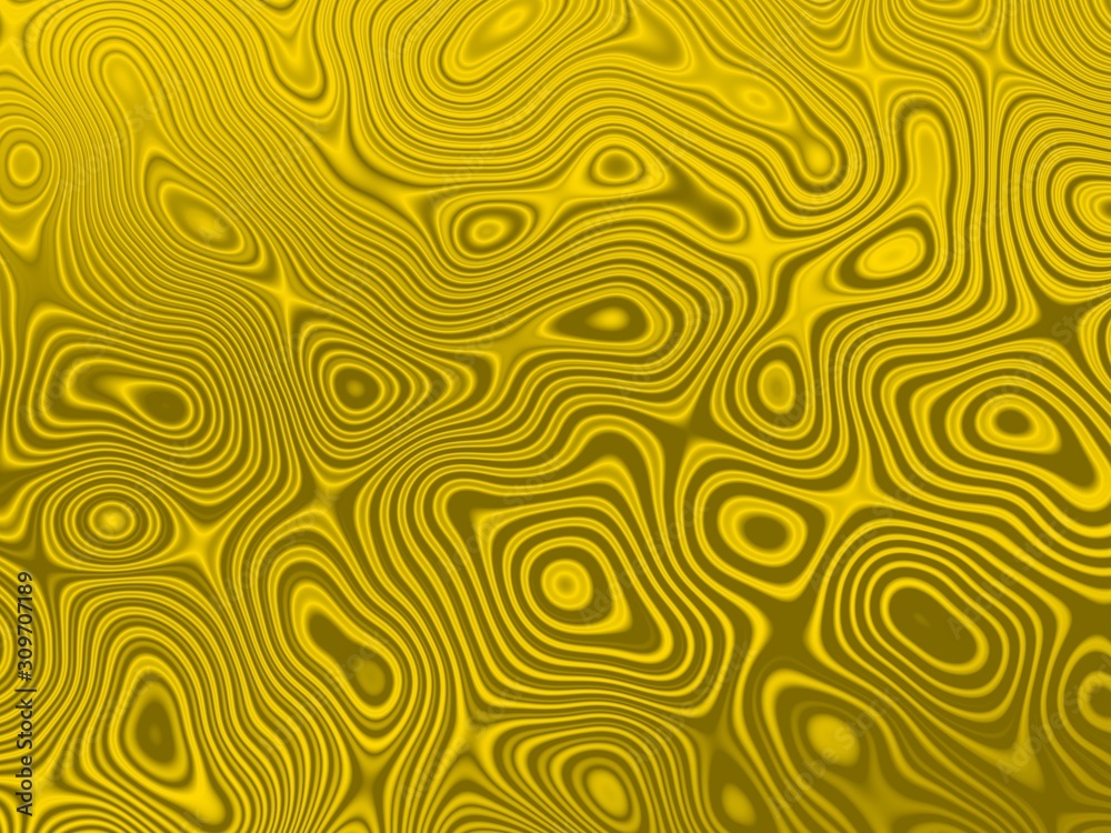abstract gold background, yellow waves wallpaper, seamless texture ...