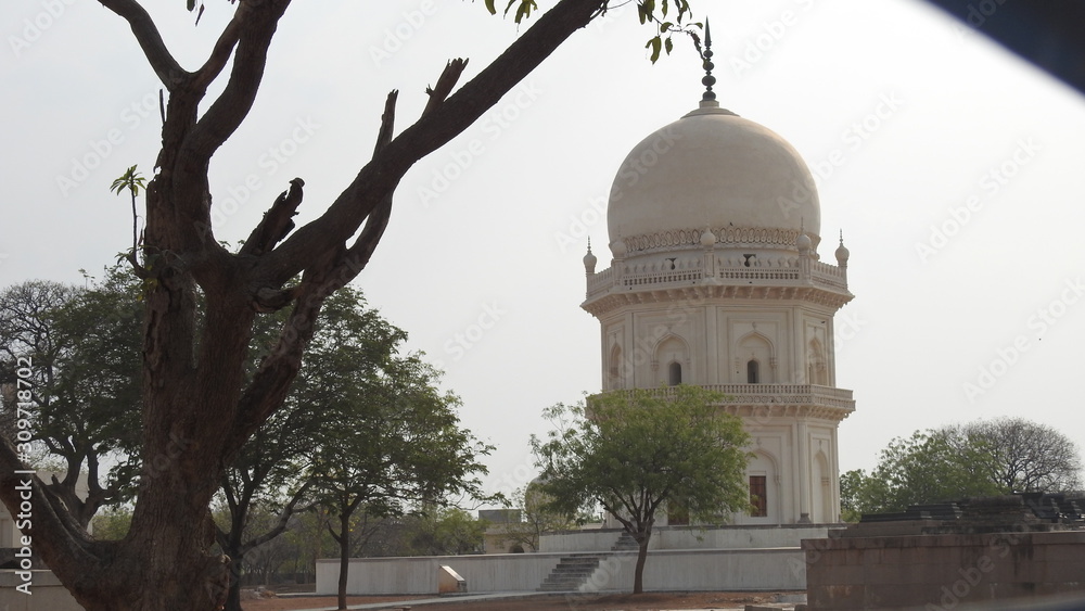 Seven Tombs of Hyderabad, India. Close to the famous Golconda Fort ...