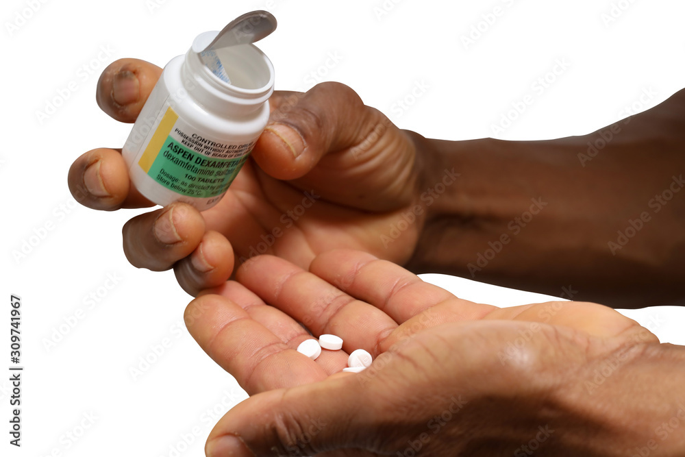 Male patient holding Attention Deficit Hyperactivity Disorder (ADHD ...