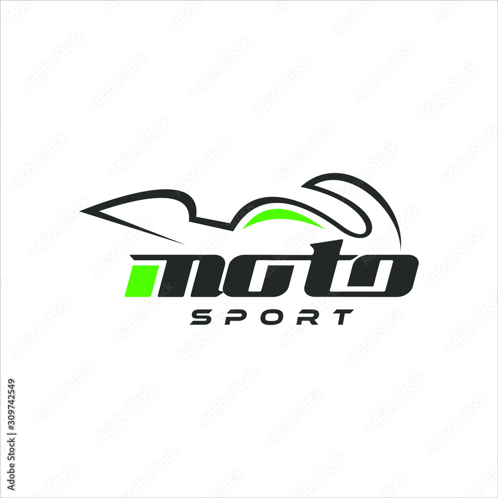 Vetor de Moto Bike Logo Automotive Sport Vector, Motorcycle Racer ...