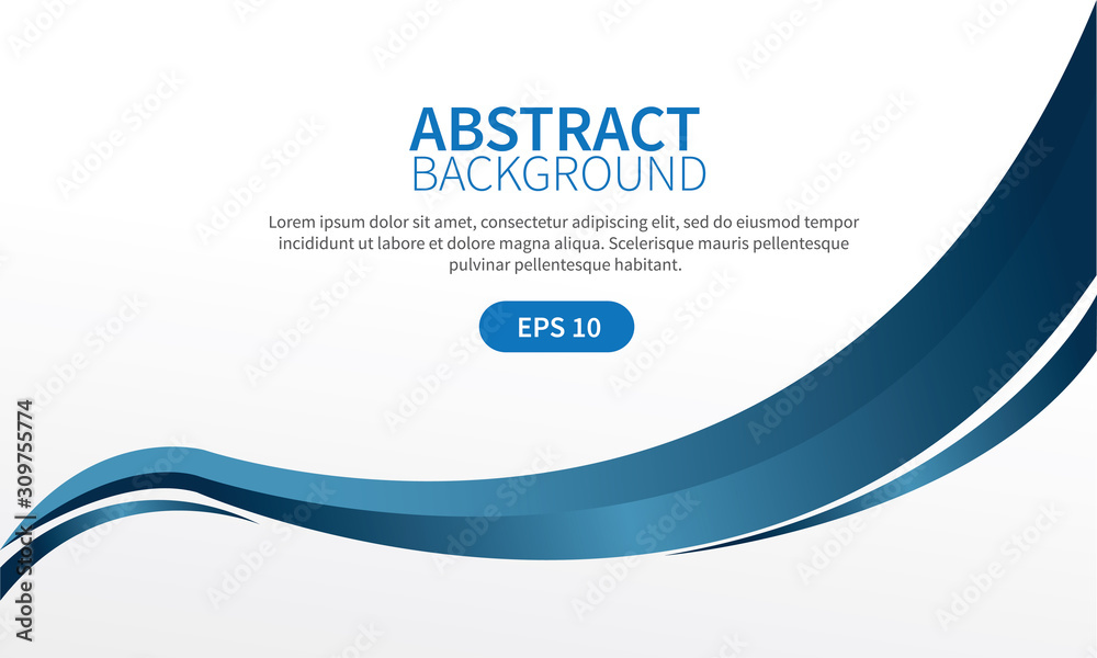 Blue background vector illustration lighting effect graphic for text ...