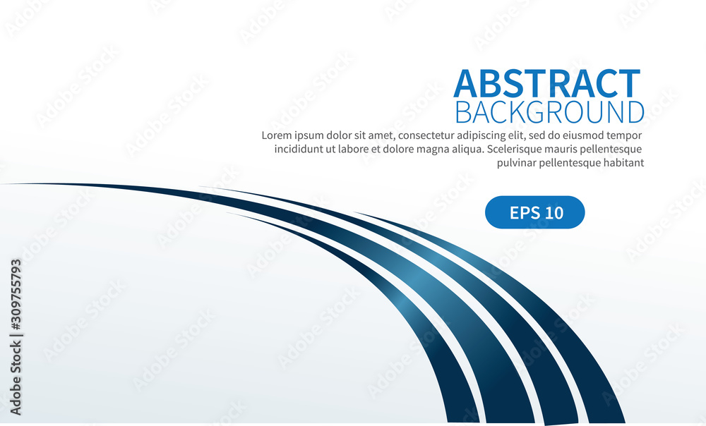 Blue background vector illustration lighting effect graphic for text ...