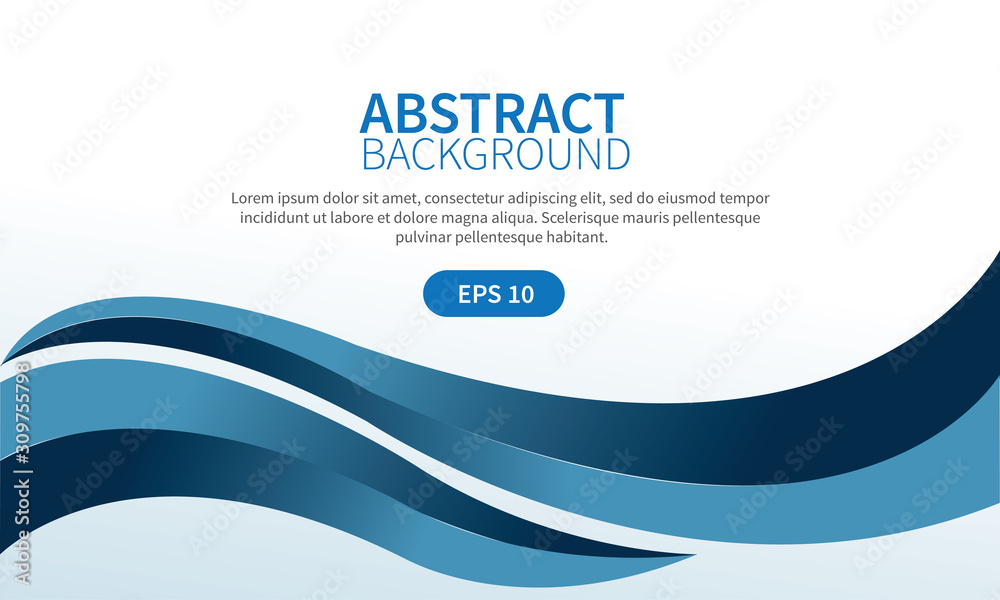 Blue background vector illustration lighting effect graphic for text ...