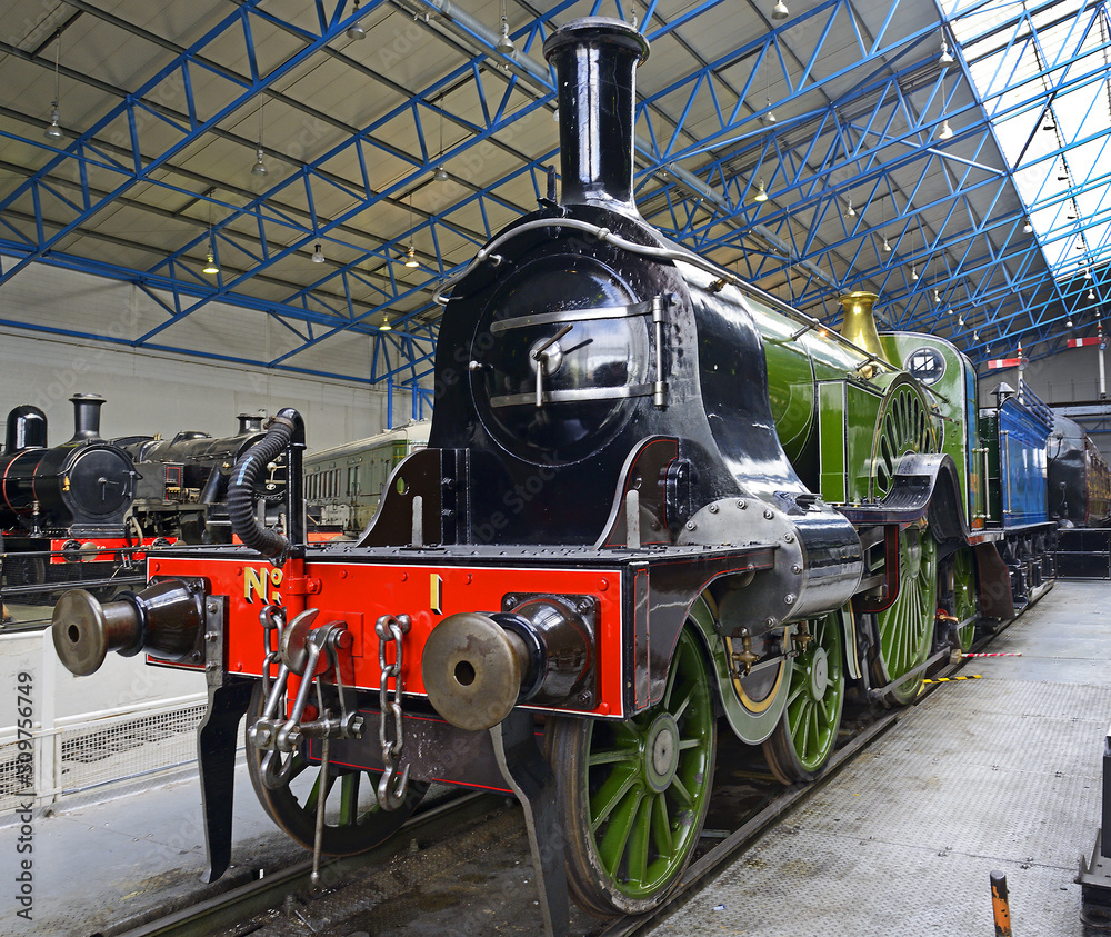 The legendary Flying Scotsman. Great Hall of National Railway Museum ...