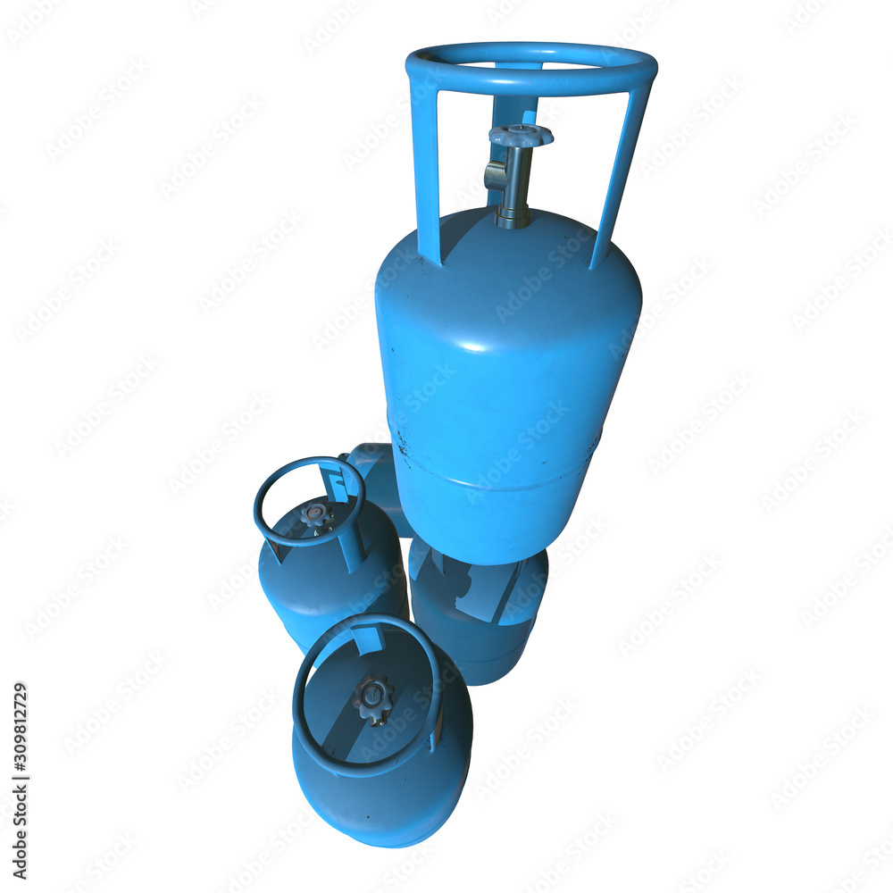 Gas cylinder lpg tank gas-bottle. Propane gas-cylinder balloon ...