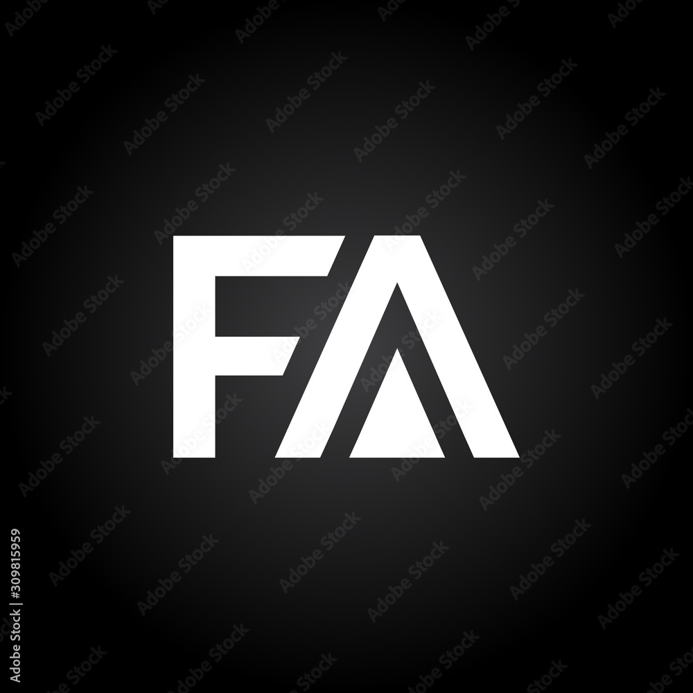 Initial FA Letter Linked Logo. Creative Letter FA Modern Business Logo ... Initial FA Letter Linked Logo. Creative Letter FA Modern Business Logo ...