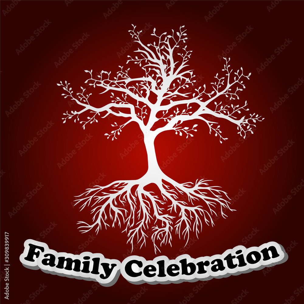 Family Reunion Celebration design - VECTOR Stock Vector | Adobe Stock