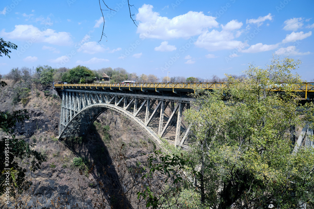 Victoria Falls Bridge, Zimbabwe / Zambia border Stock Photo | Adobe Stock