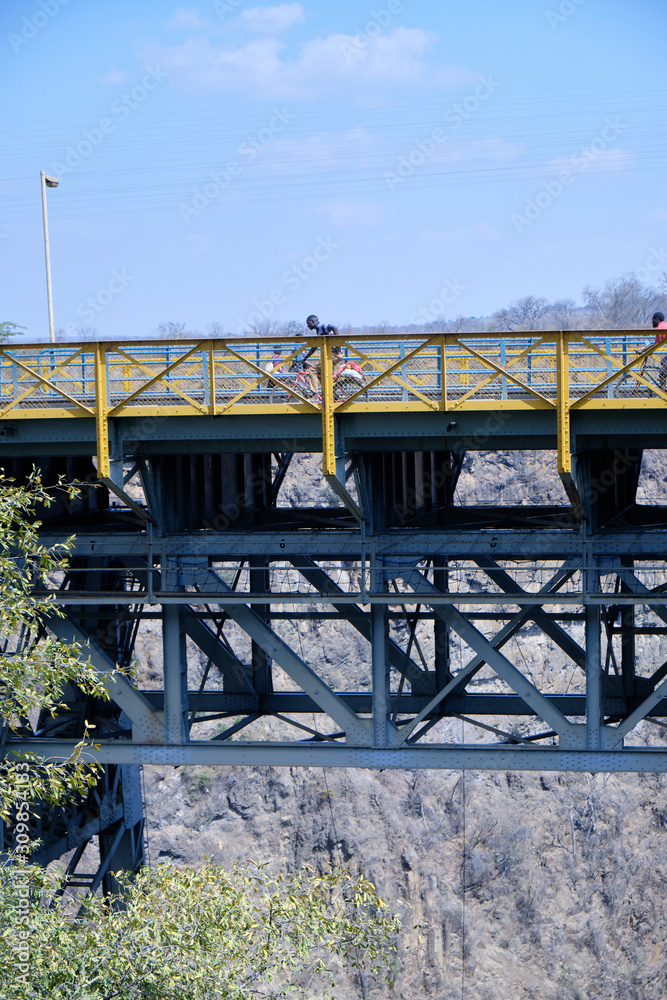 Victoria Falls Bridge, Zimbabwe / Zambia border Stock Photo | Adobe Stock
