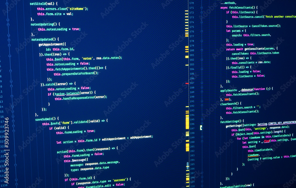 Javascript Lines Of Code For Website Application Javascript Software