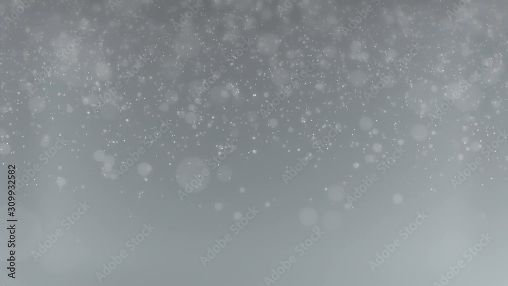 Abstract motion background shining white particles movement loop. Ultra ...