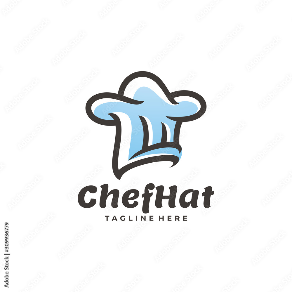 Chef Hat Cooking Restaurant Logo Icon Stock Vector | Adobe Stock