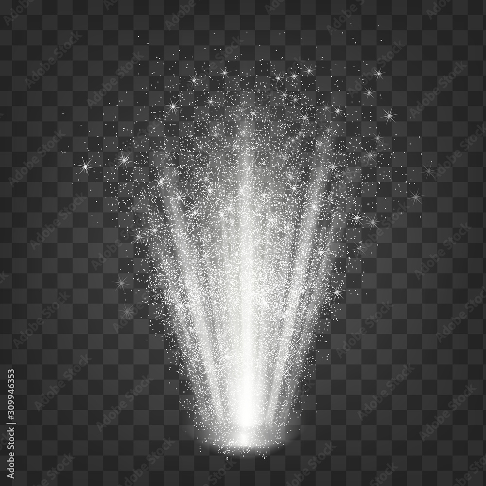 Vector firework . Fountain of sparks. Decorative fireworks. sparkling ...