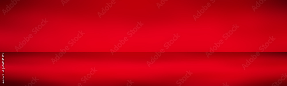 perspective floor backdrop red room studio with light red gradient ...