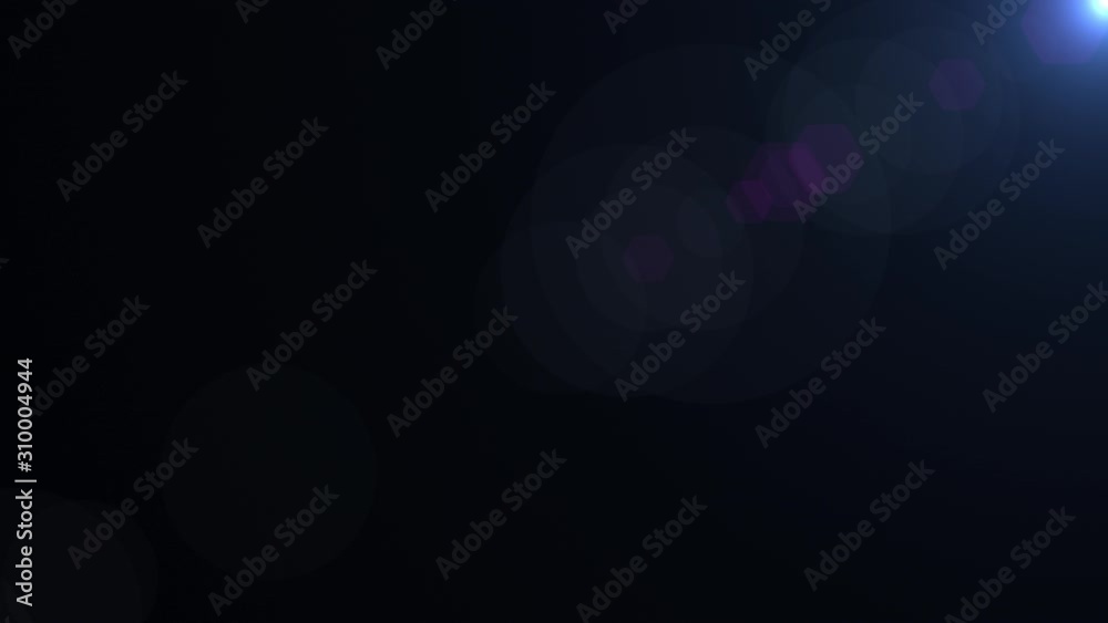 Optical Lens Flare Effect, Corner Light Leak, Glowing Burst, Flicker ...