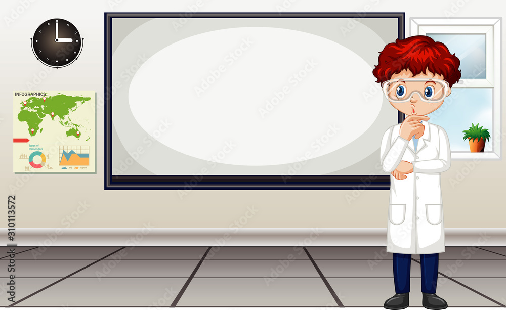 Animated Science Teacher