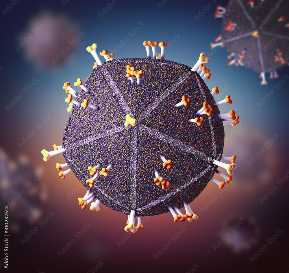 Enveloped Human Immunodeficiency Virus causing immunodeficiency ...