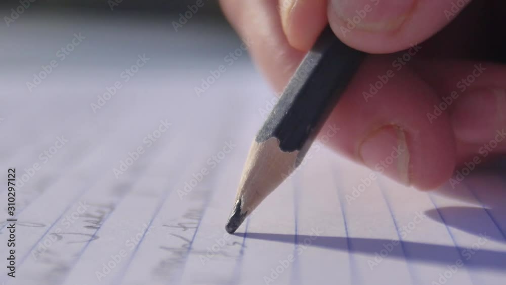 Writing (close up) Stock Video | Adobe Stock