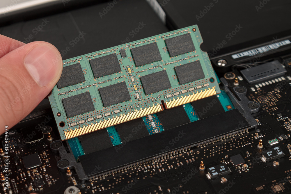 replacement and expansion of RAM in the laptop, the choice of chips for ...