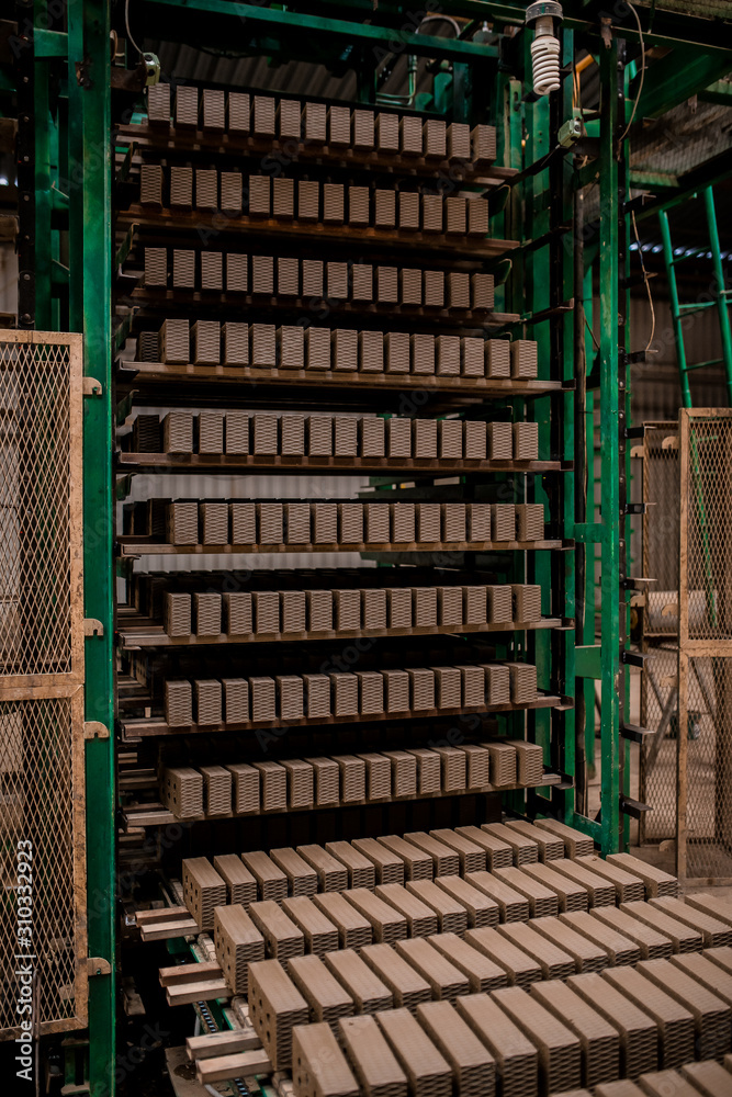 Plant for the production of bricks from clay. Plant for production ...