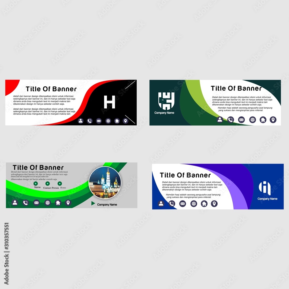 banner promotion project, dengan desain yang sederhana dan elegan ...