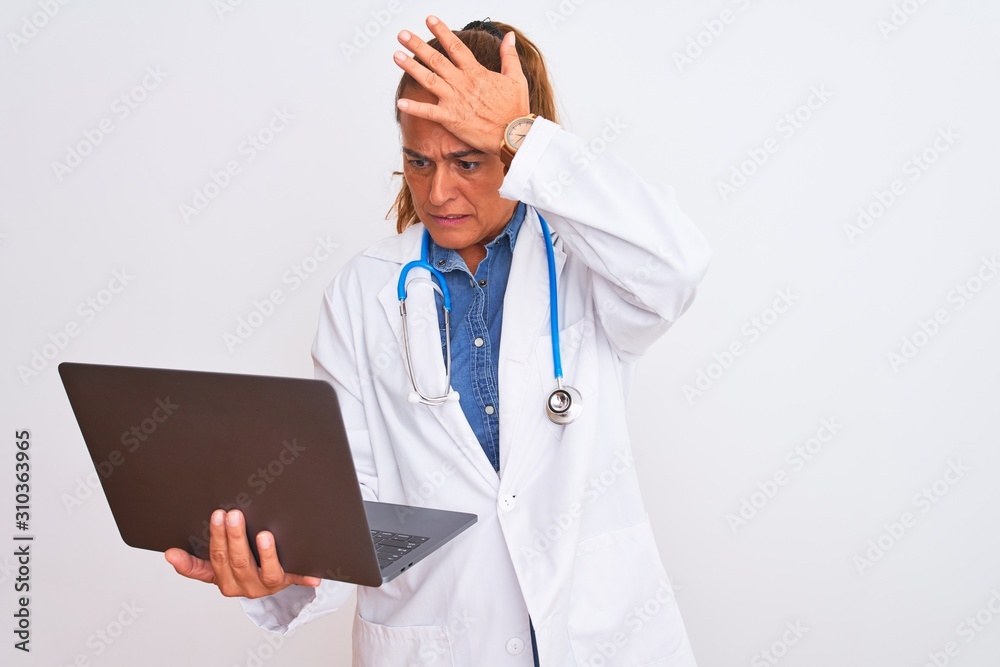 Frustrated Doctor Computer