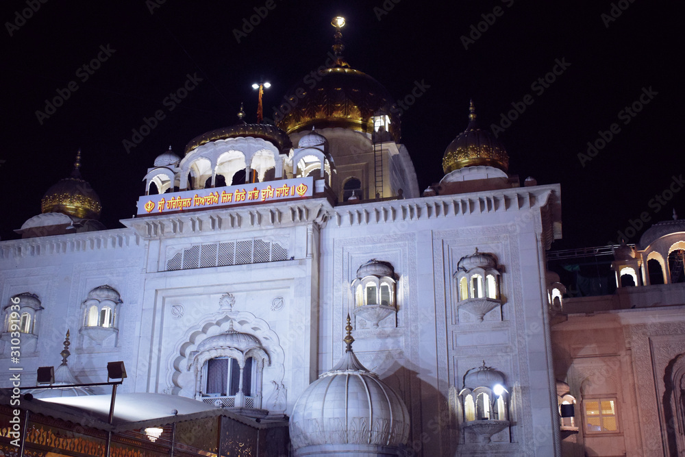 Inside view of Sikh temple in Delhi India, Sikh Gurudwara inside view ...