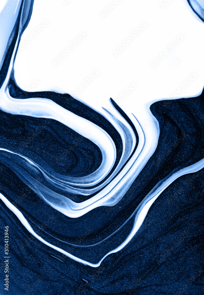 Beautiful vertical abstract bright white-blue background with streaks ...