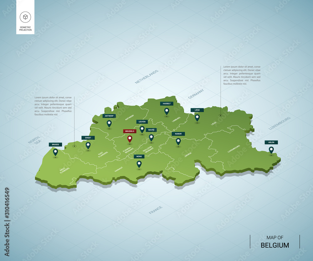Belgium Language Map