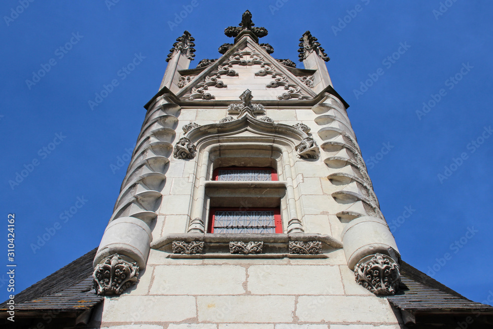 window of a medieval castle in nantes (france) Stock Photo | Adobe Stock