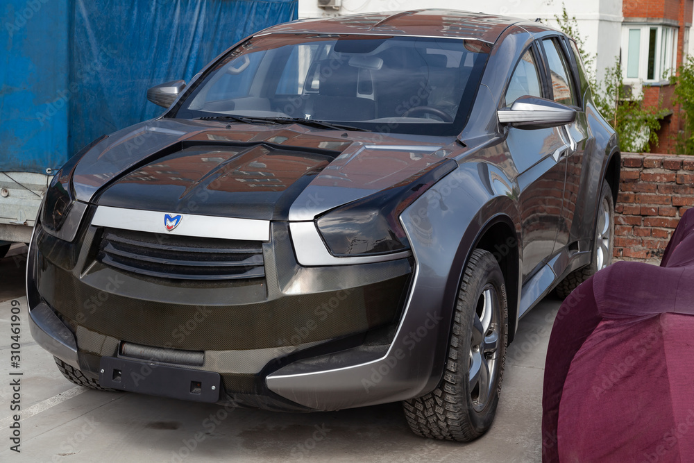 Marussia F2 front view. Photography of a Russian supercar SUV on ...