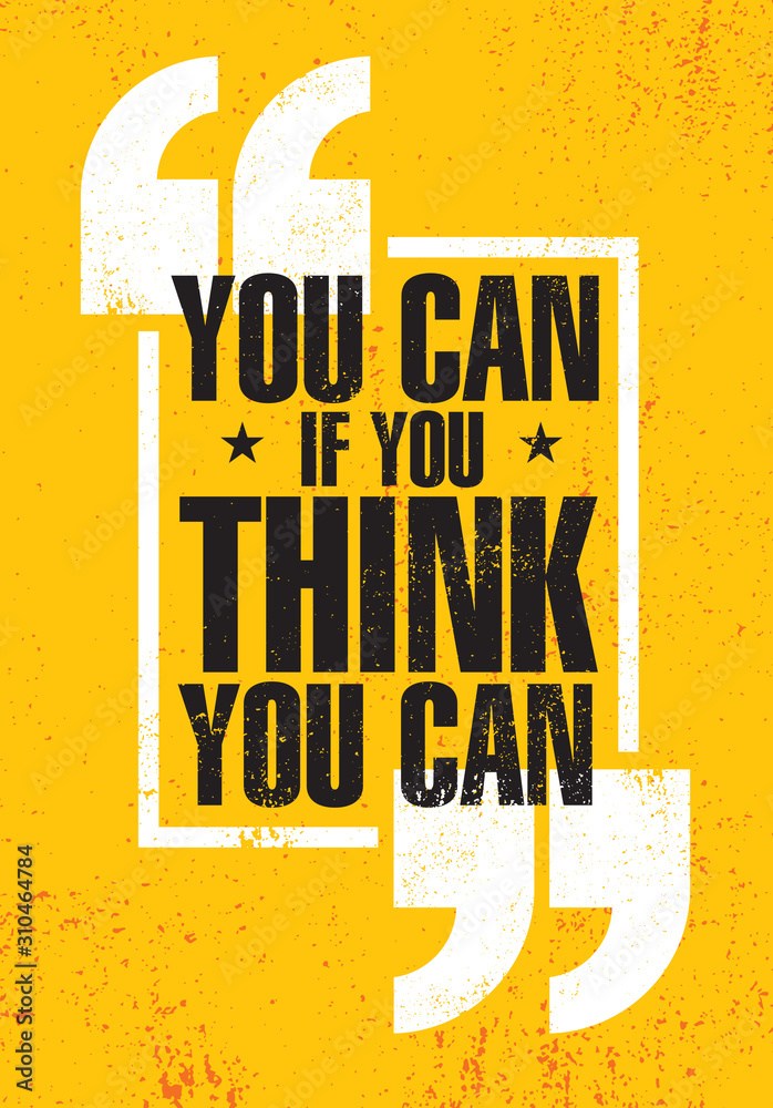 Inspiring Typography Motivation Illustration. Stock Vector | Adobe Stock