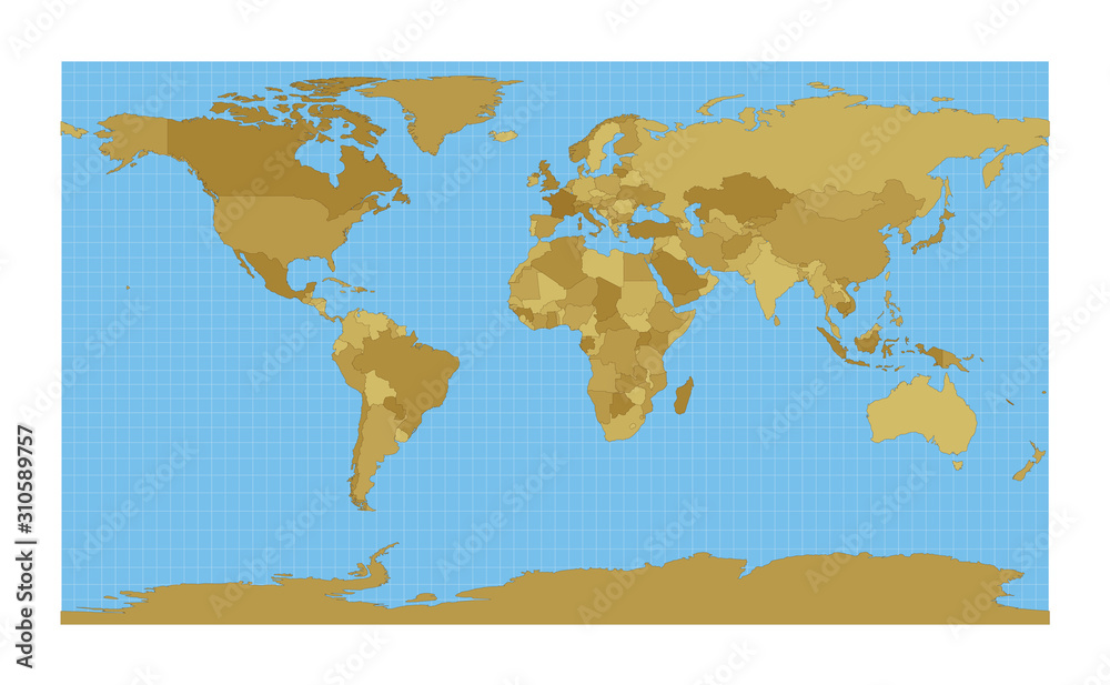 Miller Cylindrical Projection