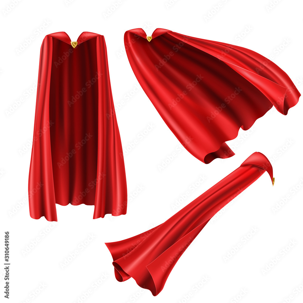 Superhero Cape In The Wind