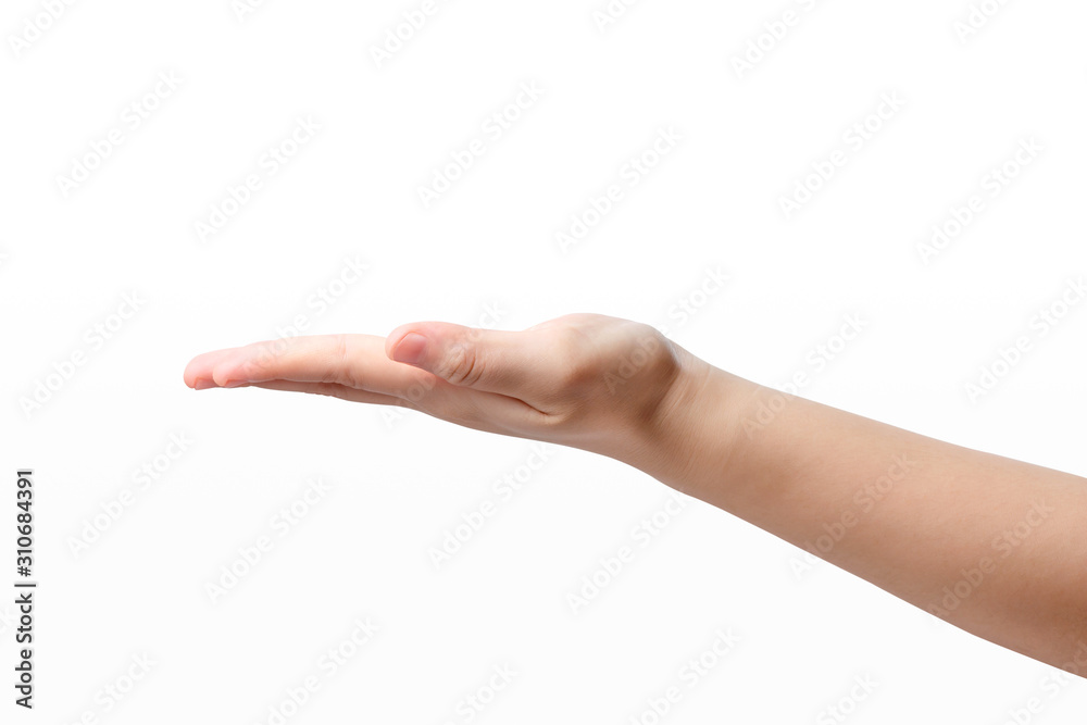 Hand Side View Palm Up