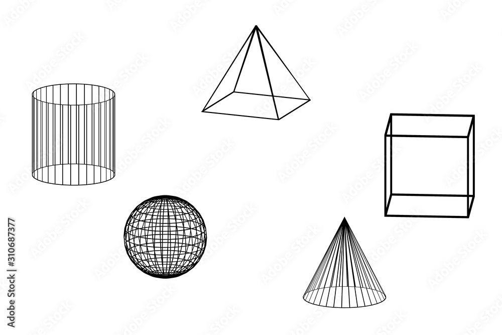 Grid 3d Shapes