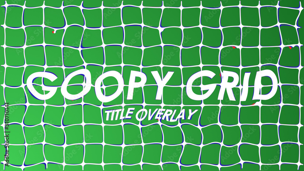 Liquid Grid Title Overlay Stock Template | Adobe Stock