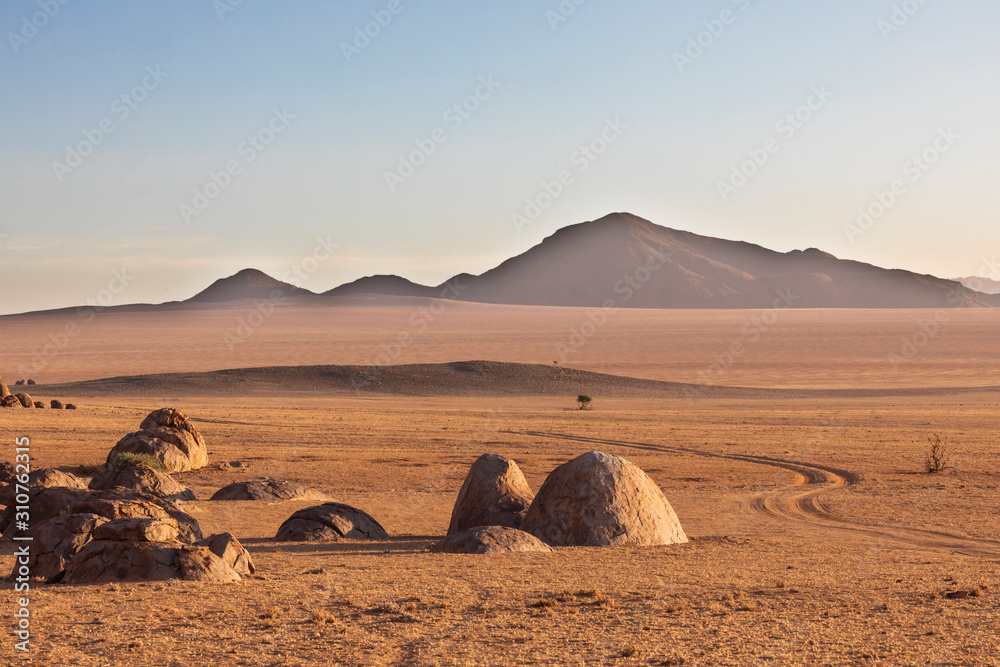 Boulders in the Namibian desert Stock Photo | Adobe Stock
