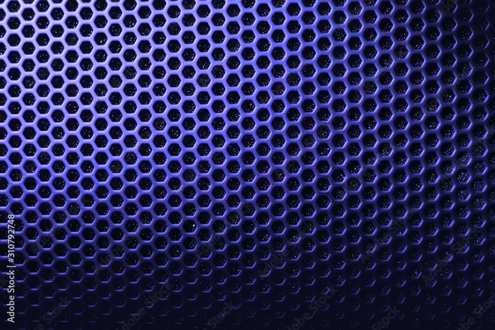 Blue Speaker Grill Background
