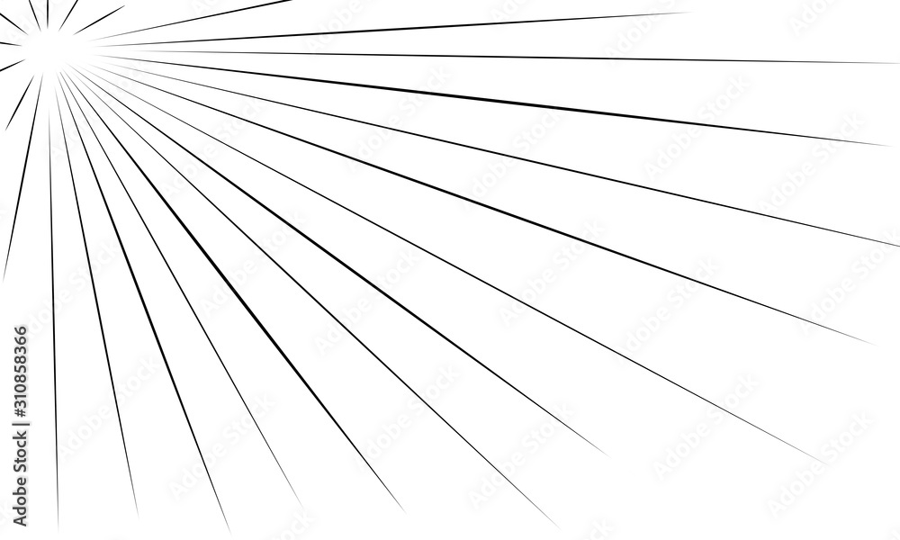 Set of lines in circle form. Geometric shapes. Monochrome background ...