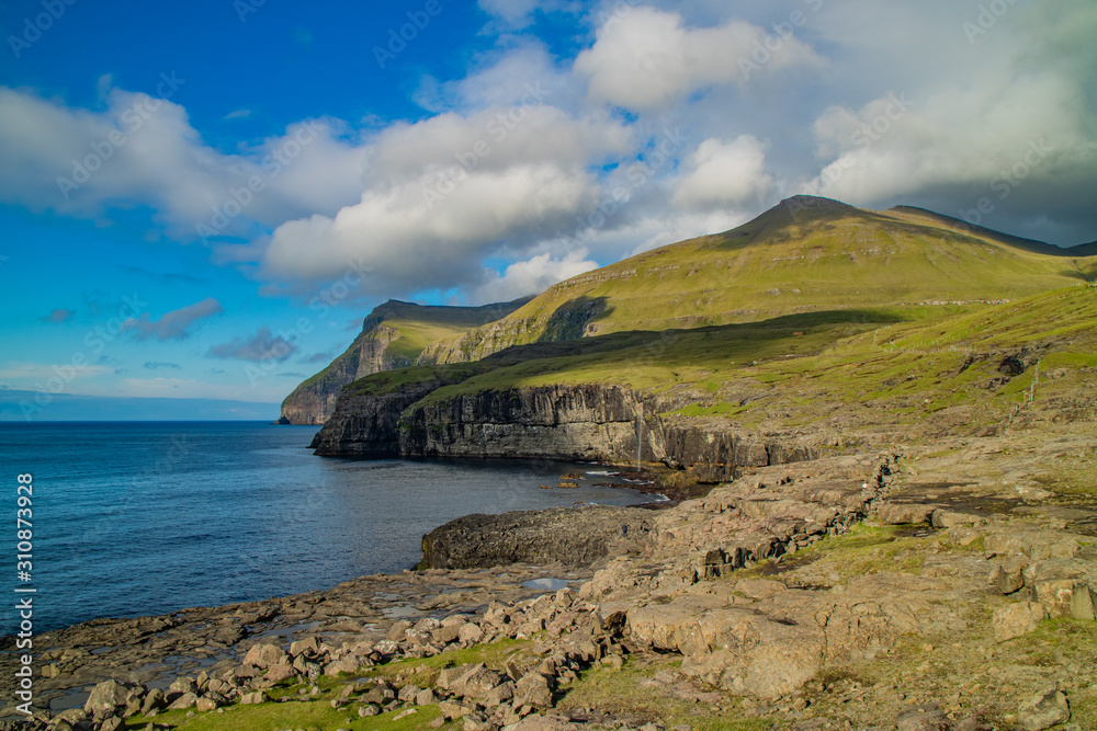 Wyspa Eysturoy na Wyspach Owczych foto de Stock | Adobe Stock