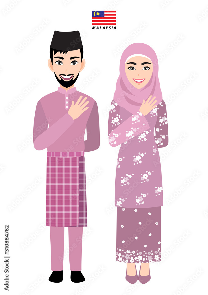 Malay People Cartoon