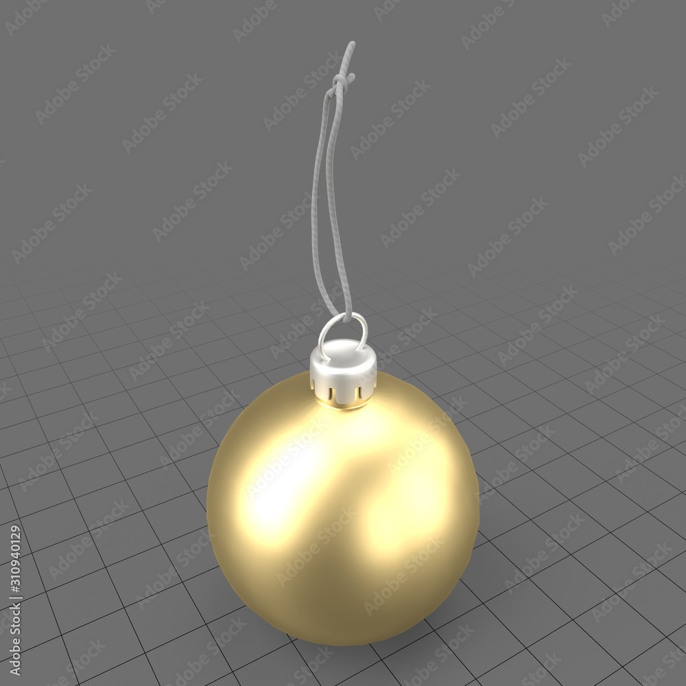 Christmas ornament Stock 3D asset | Adobe Stock