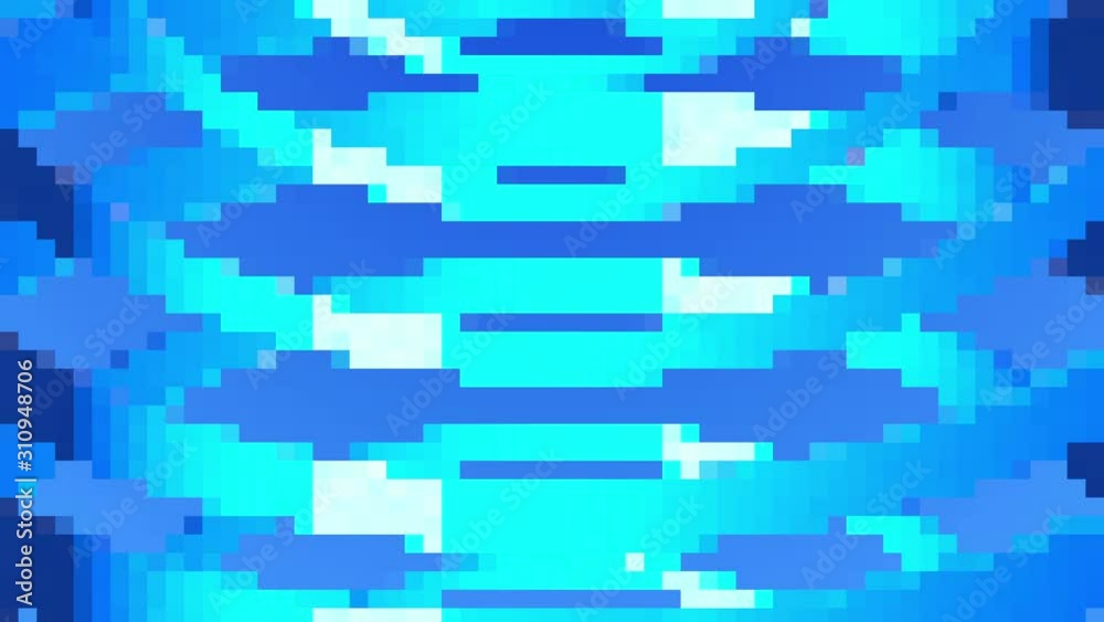 Retro 8-Bit Video Game background. Seamless looped Stock Video | Adobe ...