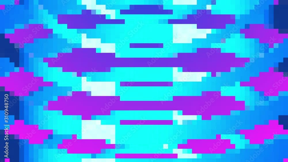 Retro 8-Bit Video Game background. Seamless looped Stock Video | Adobe ...